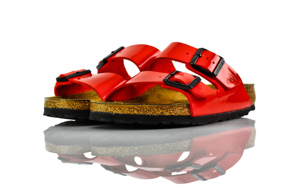 Spannende Birkenstock Rot Lack Fotos
